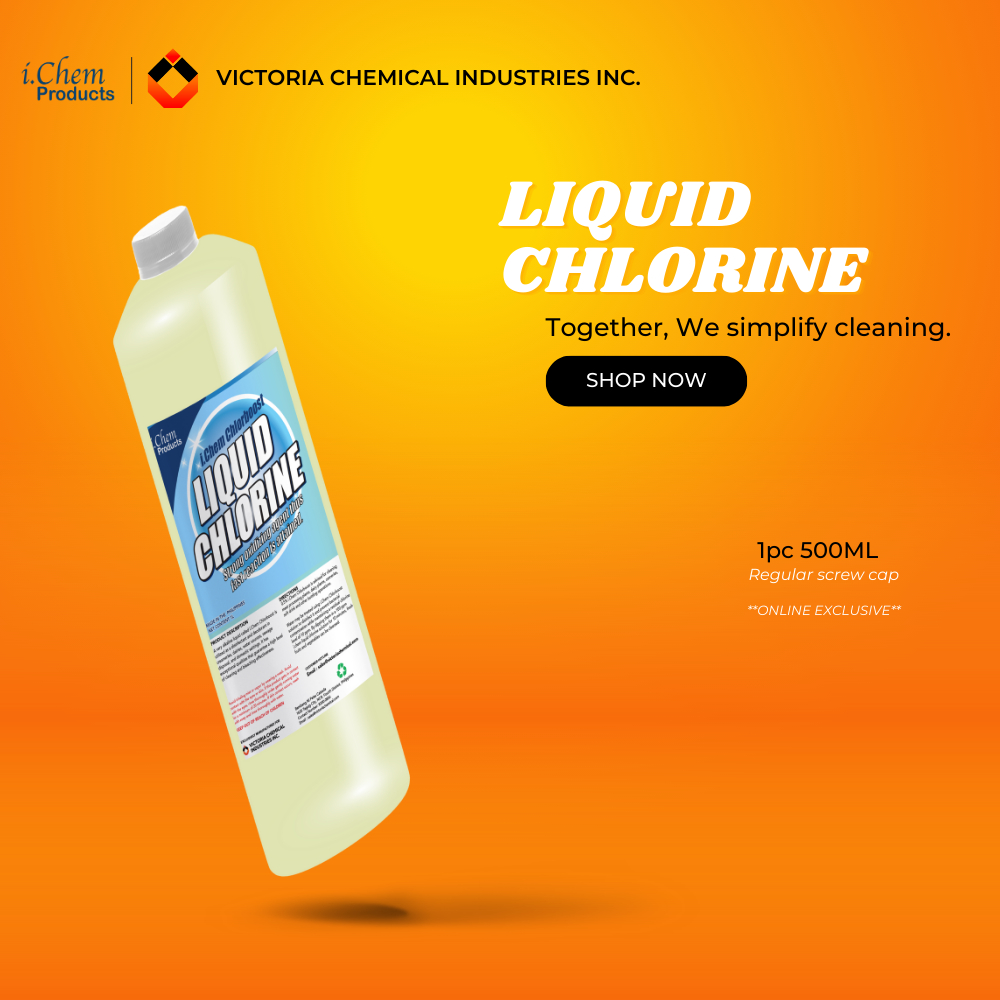 ICHEM PRODUCTS LIQUID CHLORINE LITER | Shopee Philippines