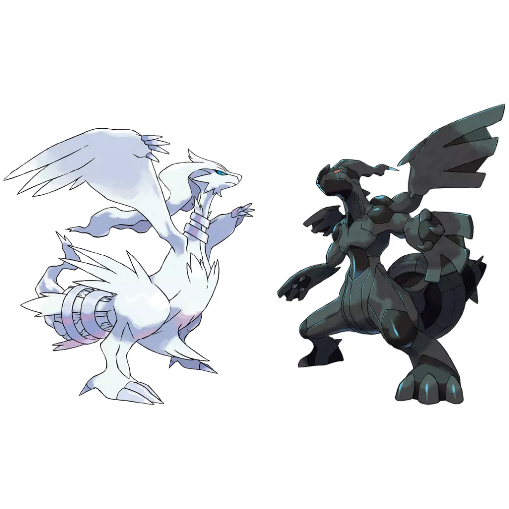 Reshiram & Zekrom (Vast White & Deep Black) LEGENDARY Pokemon Cards TCG ...