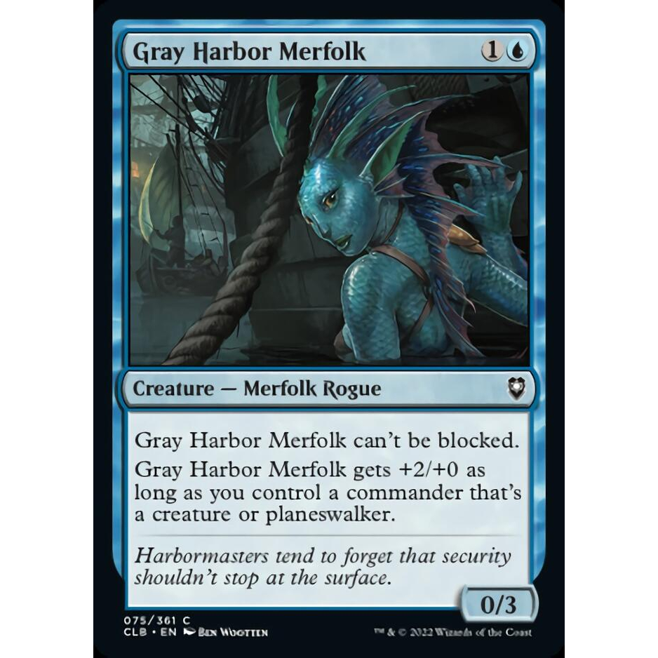 Gray Harbor Merfolk - Commander Legends: Battle for Baldur's Gate (CLB ...
