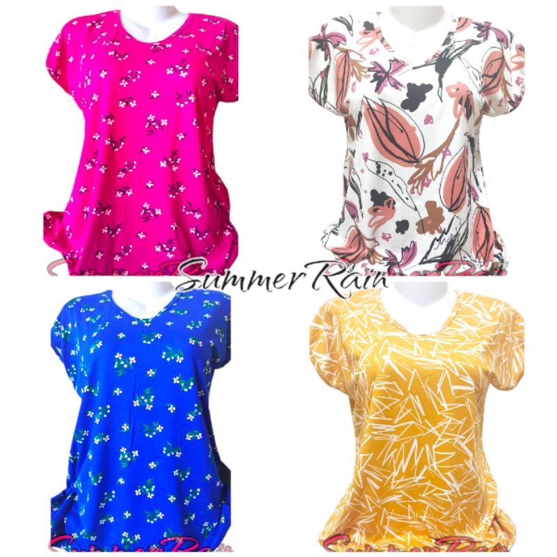 FLORAL BLOUSE FOR LADIES FIT SMALL TO 2XL PANGBAHAY PANG OOTD | Shopee ...
