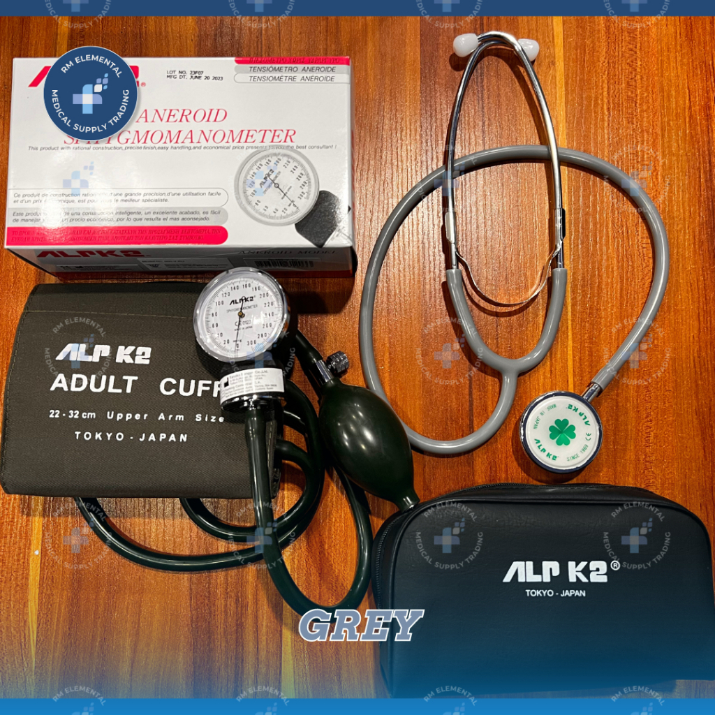Alpk2 Aneroid Sphygmomanometer + Stethoscope Manual BP Set Japan ...