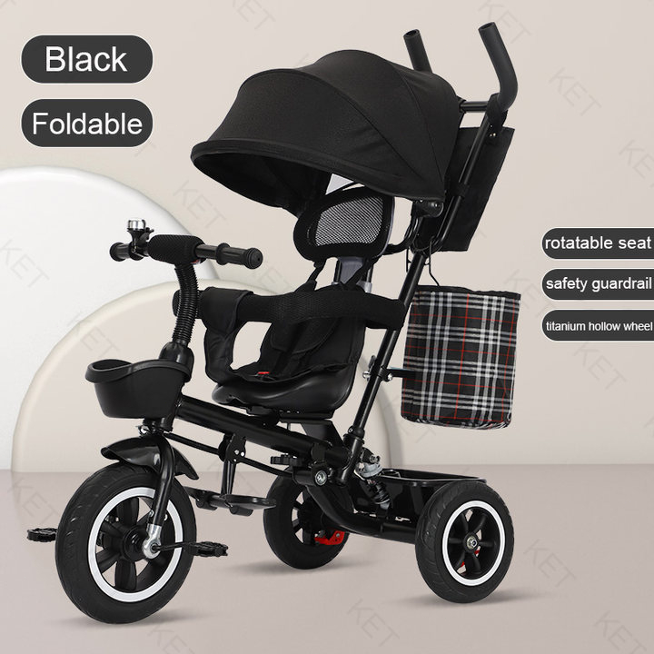 4 In 1 kids bike baby tricycle Children Tricycle Baby Stroller kids ...