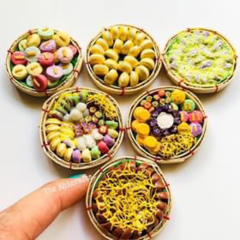 Miniature Bilao kakanin filipino food dollhouse accessories | Shopee ...