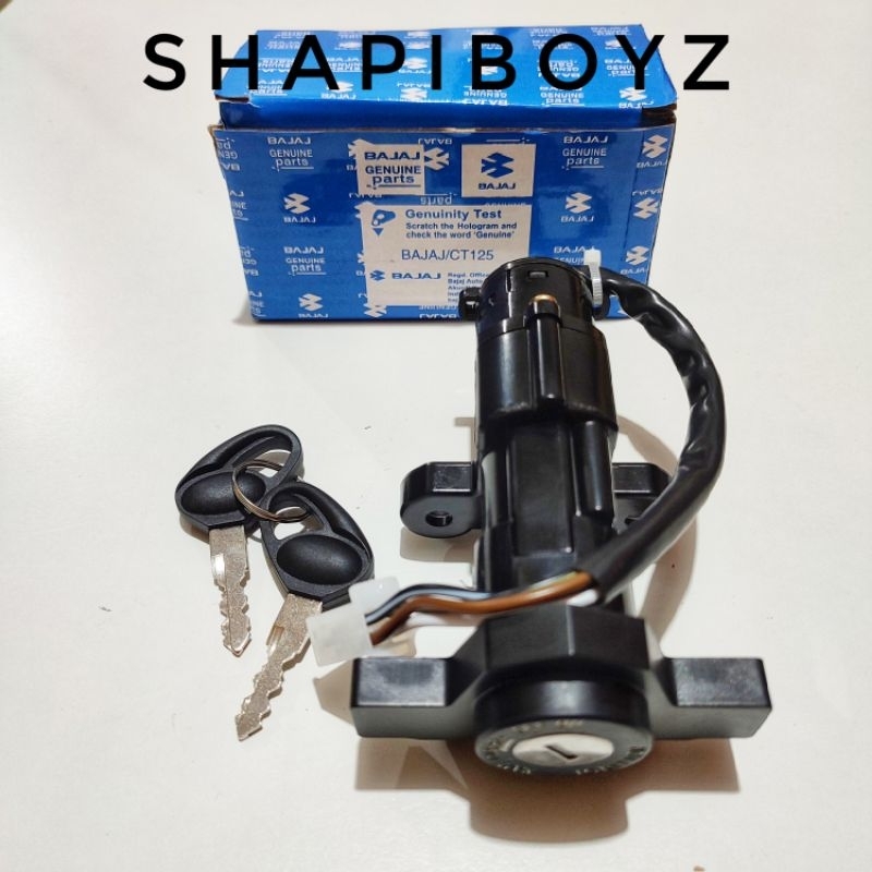 Bajaj Main switch (ignition switch) ct100/125 | Shopee Philippines