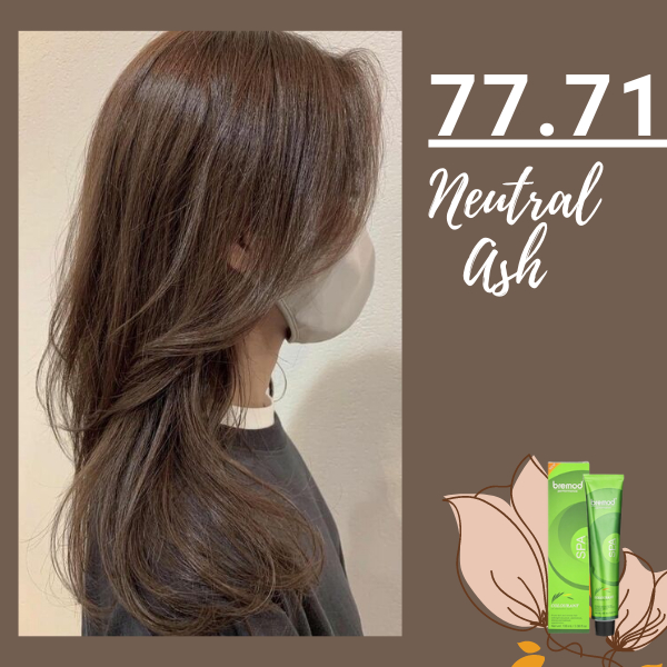 BREMOD PERFORMANCE HAIR COLOR 77.71 NATURAL ASH (100ML) | Shopee ...