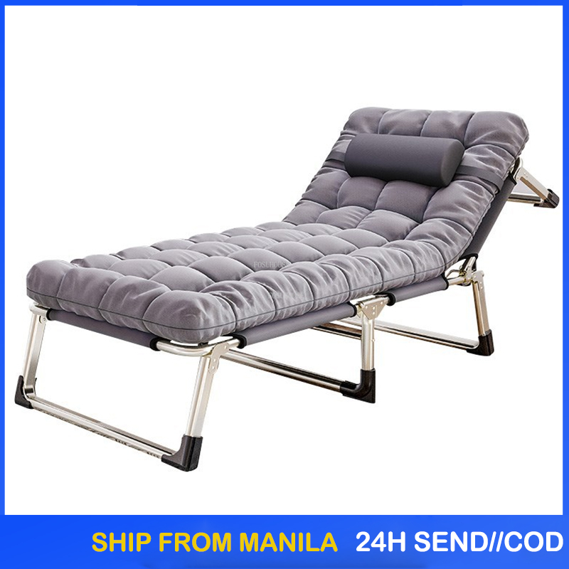Folding bed family nap bed office recliner lunch break bed simple ...