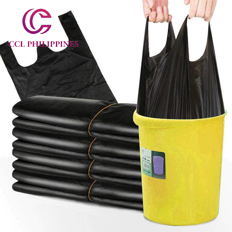 CCL PH 50Pcs / 18Pcs Disposable Garbage Bag Black Thick Trash Can Bag ...