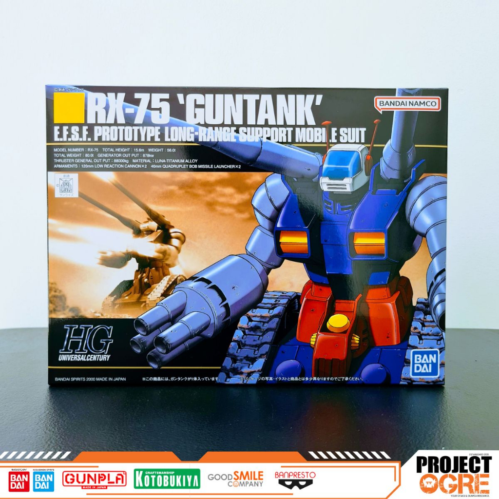 HGUC RX-75 Guntank Gundam 1/144 Scale Model Kit | Shopee Philippines