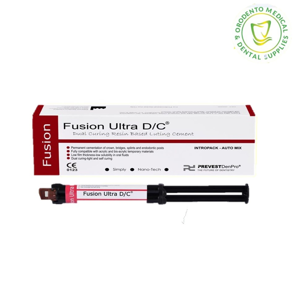 Fusion Ultra D/C (Dual Curing Resin Based Luting Cement A2 9g | Shopee ...