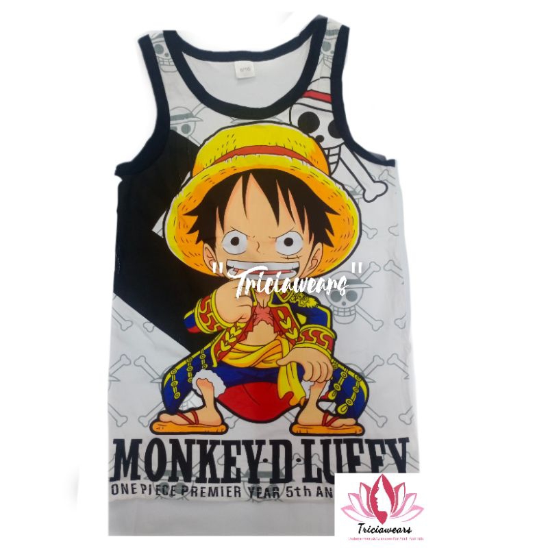 One Piece Character Sando For Kids Cotton/Spandex | Shopee Philippines
