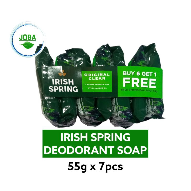 IRISH SPRING ORIGINAL CLEAN 12hr DEODORANT SOAP 55GX7PCS | Shopee ...