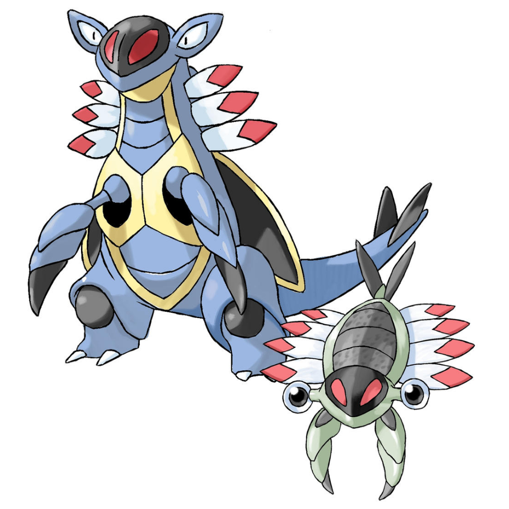 Anorith & Armaldo ( Old Shrimp & Plate) Pokemon Cards TCG (3rd Gen ...