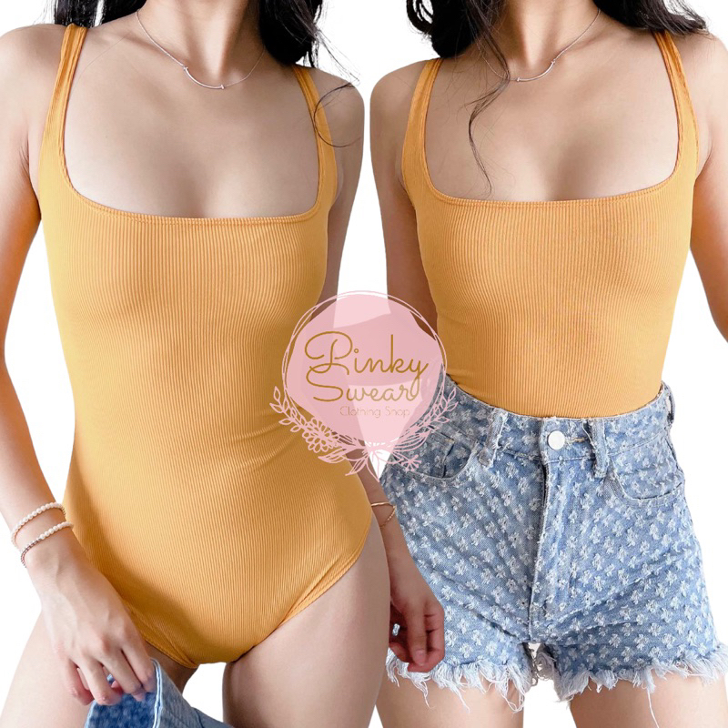 PinkySwear Clara Tank Bodysuit | Shopee Philippines