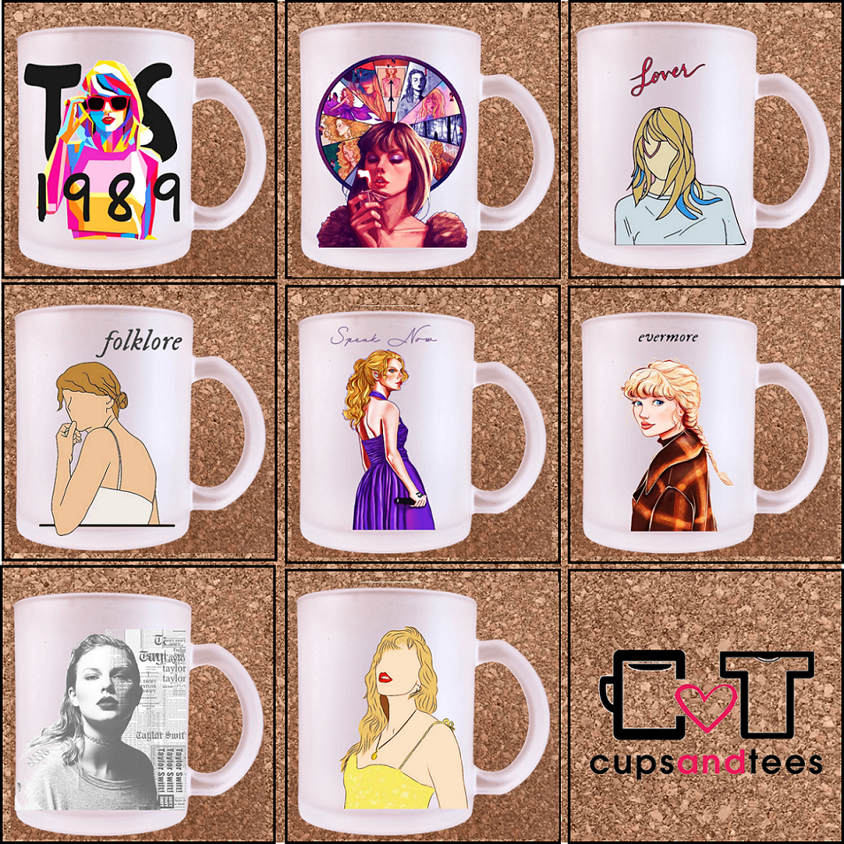 Personalized Taylor Swift Era Mugs with Bamboo Lid & Coaster | Shopee ...