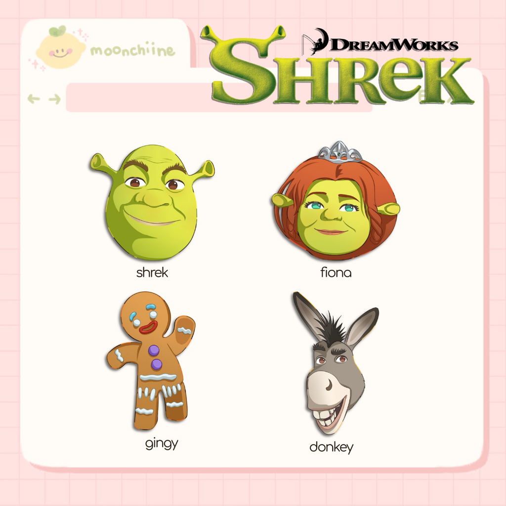 moonchiine | DreamWorks Shrek Waterproof Stickers / Sticker Bomb ...