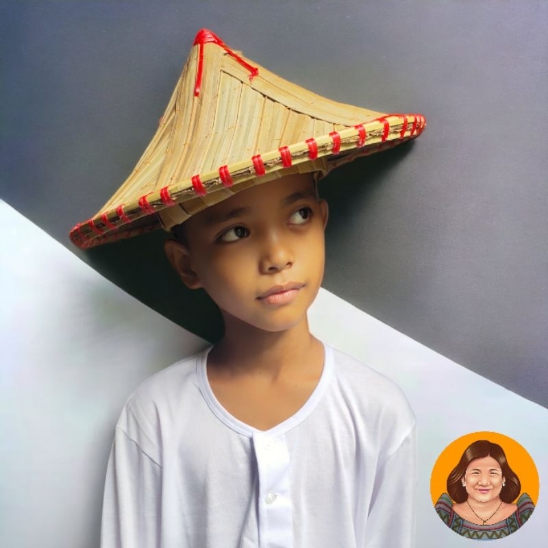 NATIVE HAT SALAKOT Farmer Linggo ng Wika Filipino Pinoy Sombrero Nipa ...