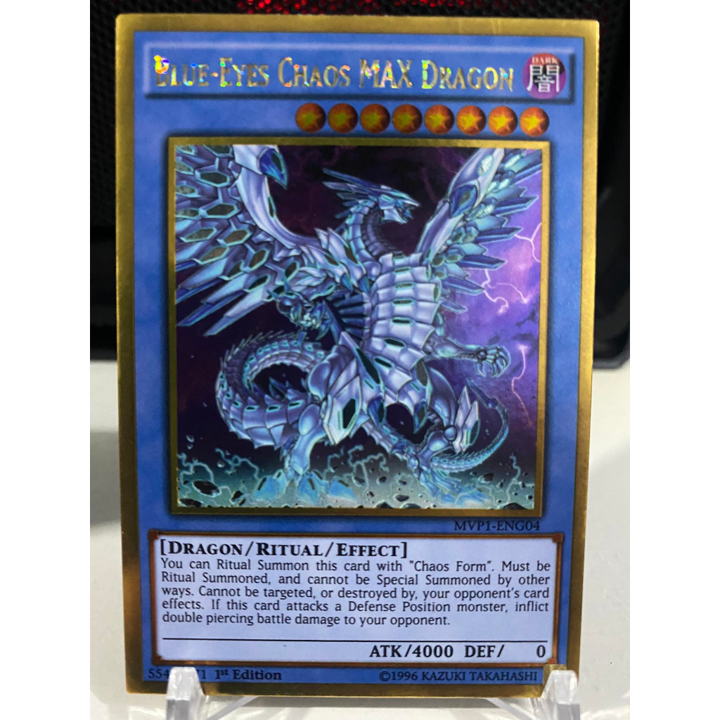 Blue-Eyes Chaos MAX Dragon - MVP1-ENG04 - Gold Rare 1st Edition/Unli | Shopee Philippines