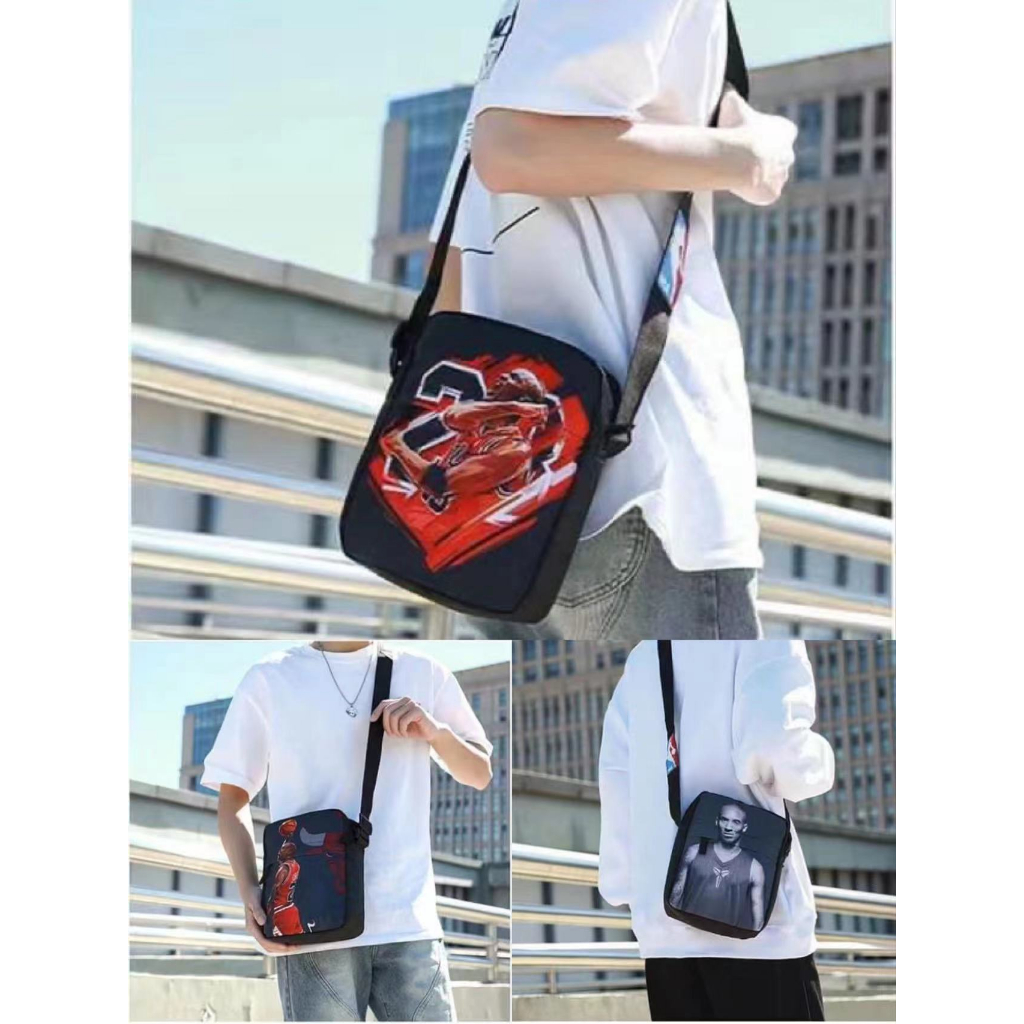 NBA Basketball Team Chicago Bulls NBA Patch Type Logo Crossbody Sling ...