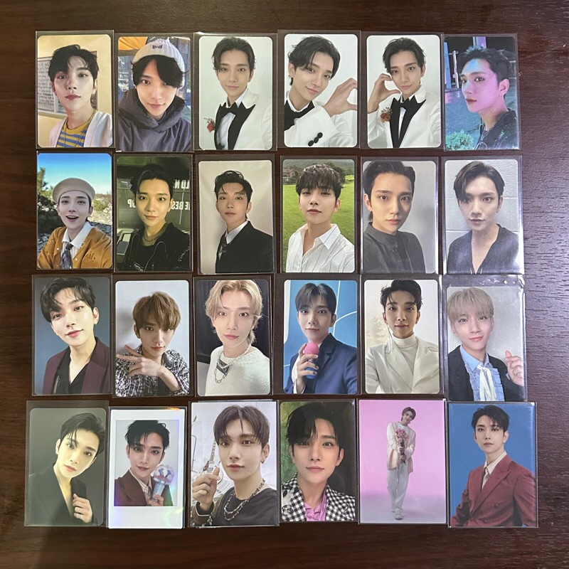 Seventeen Joshua Photocards Attacca Face the Sun Sector 17 Lucky Draw ...