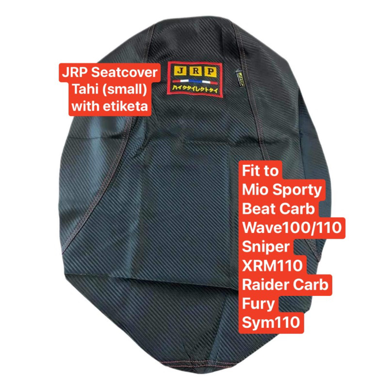 JRP seatcover Tahi & Plain with Etiketa (mio sporty, wave, click, TMX ...