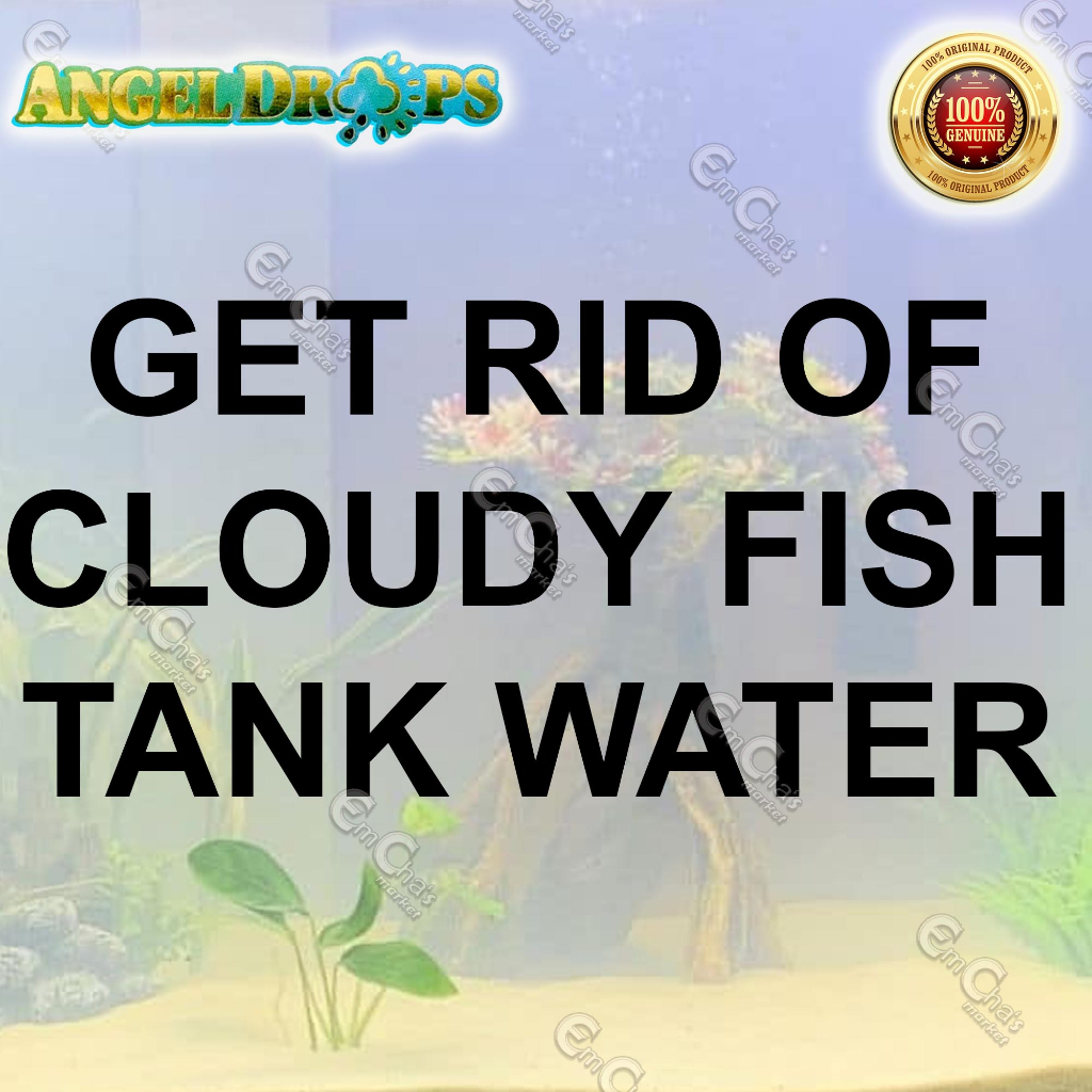 Angel Drops Aquarium Water Clarifier Regular 125ml Clears Cloudy From ...