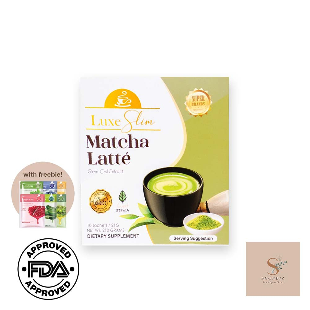 (ONHAND) LuxeSlim | Matcha Latte | 10 Sachets per Pack | Shopee Philippines