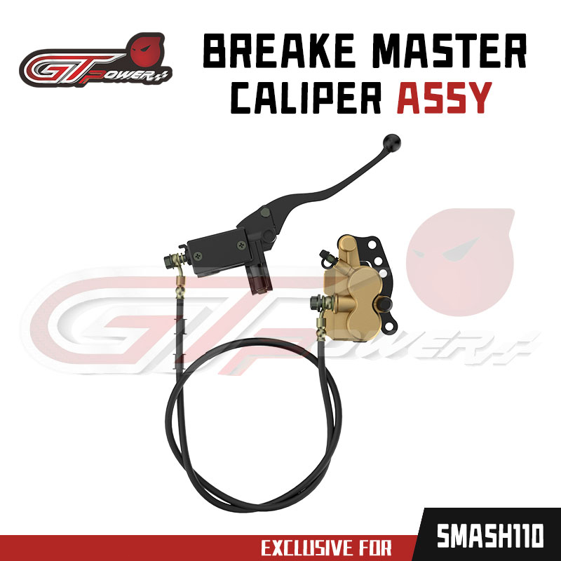 FRONT BRAKE MASTER CALIPER ASSY SMASH 110 / RAIDER J 110 FRONT CALIPER ...