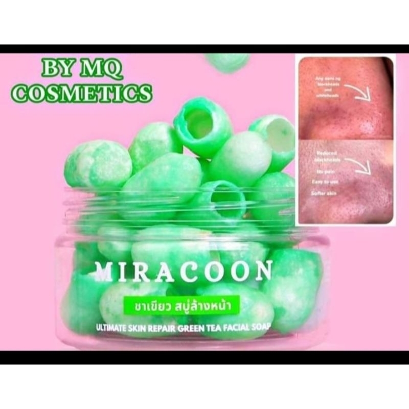 Miracoon Ultimate Skin Repair Green Tea Facial Soap by M.Q. Cosmetics ...