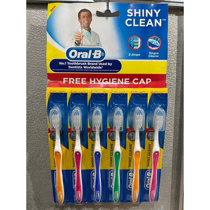 Oral-B Toothbrush Shiny Clean with Cap (1pc) | Shopee Philippines