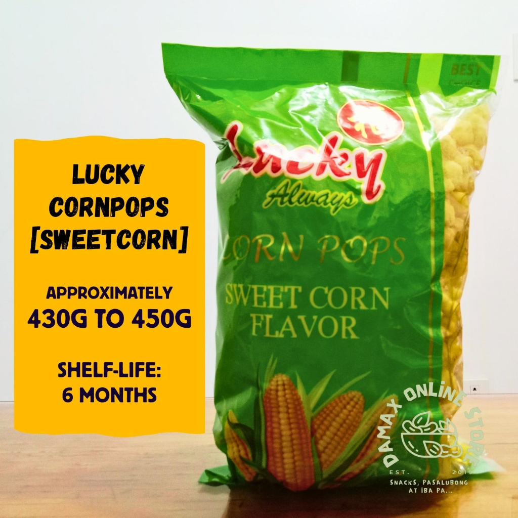 250g to 430g Crunchy Corn Pops Kutkutin Snacks: Sweet Corn, Barbecue ...