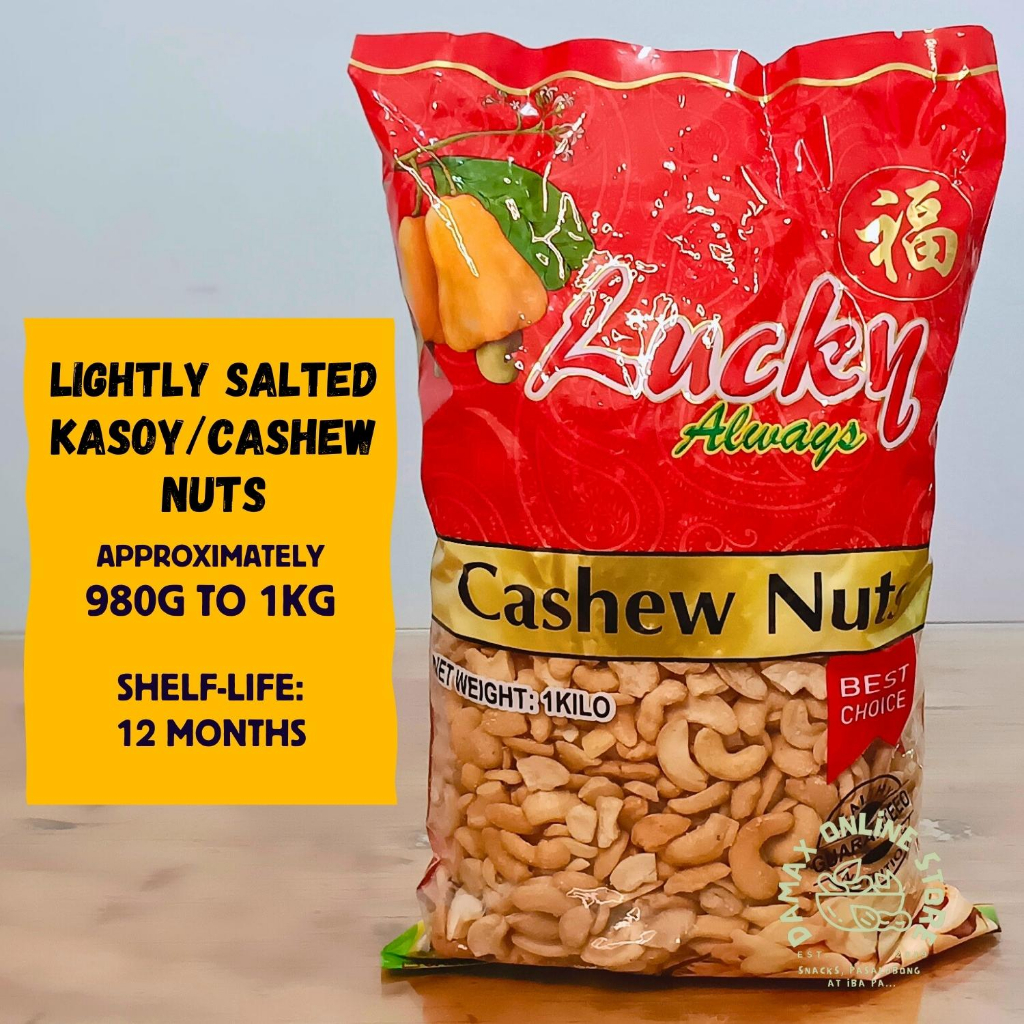 Lightly Salted Kasoy (Cashew Nuts) Kutkutin Snacks and Pasalubong ...