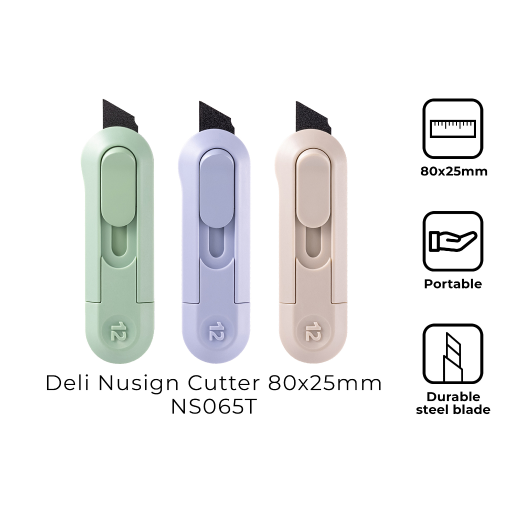 Deli NS065T Nusign Cutter 80x25mm | Shopee Philippines