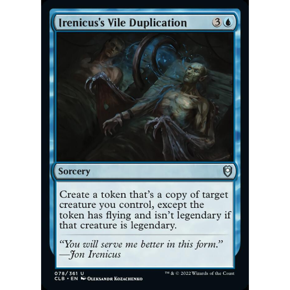 Irenicus's Vile Duplication - Commander Legends: Battle for Baldur's ...