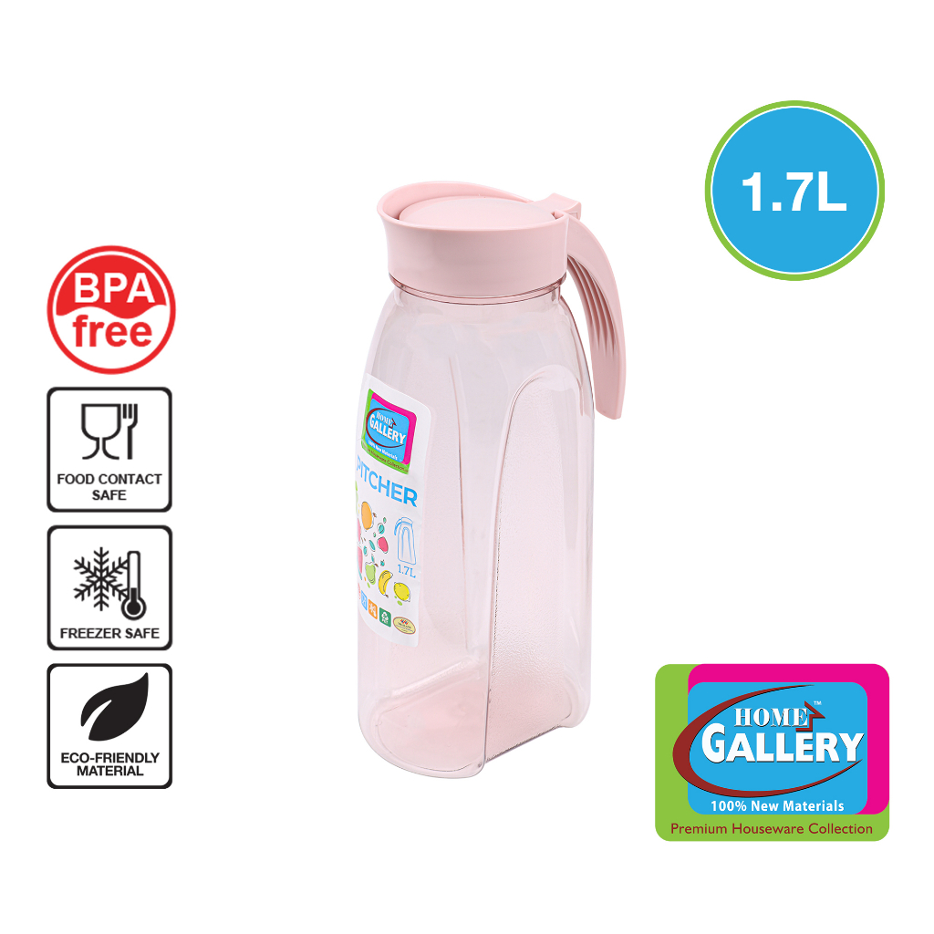 Home Gallery Water Pitcher Polyethylene Food Grade Material 1.7L Or ...
