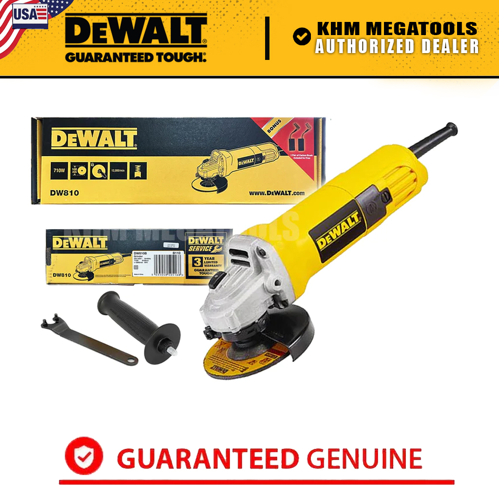 Dewalt DW810 Angle Grinder 4" 710W (DW810-B) • khm megatools • | Shopee ...
