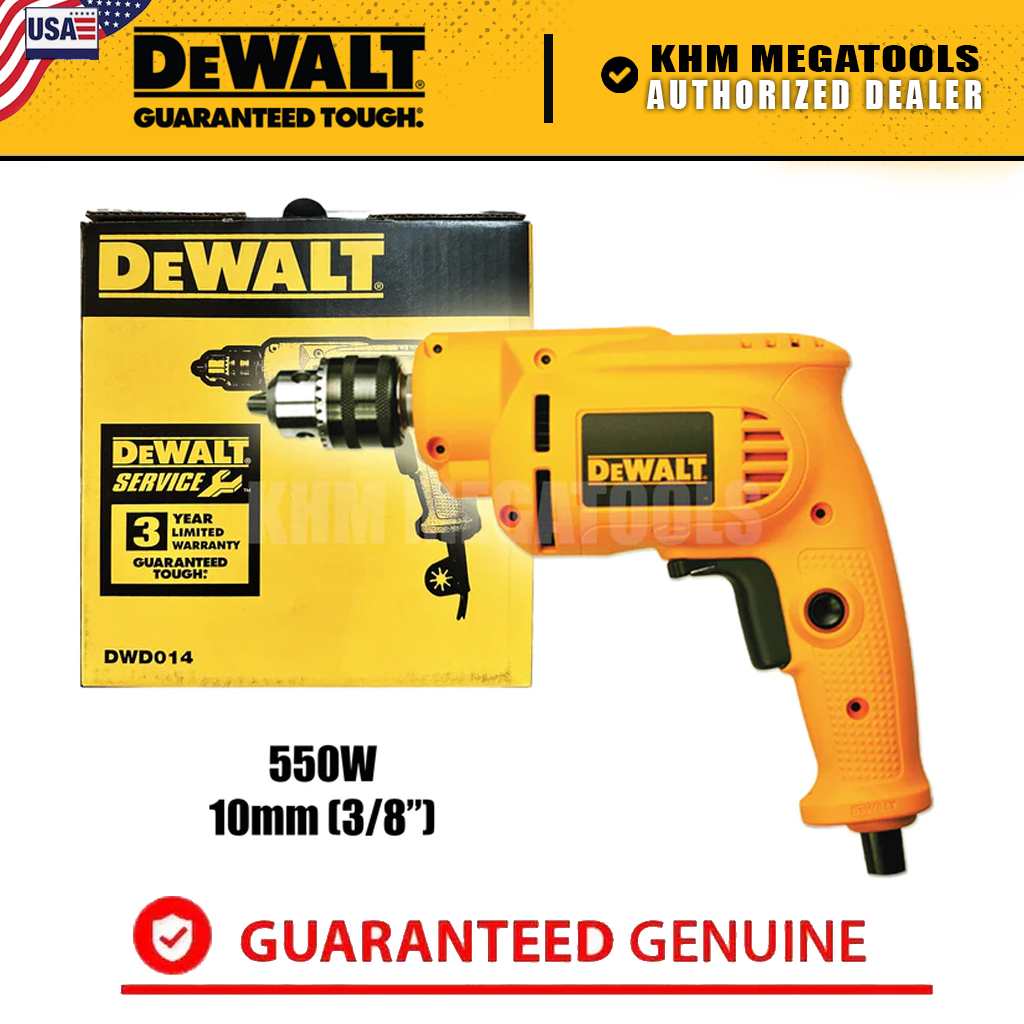 Dewalt DWD014 Hand Drill 550W 10mm • khm megatools • | Shopee Philippines