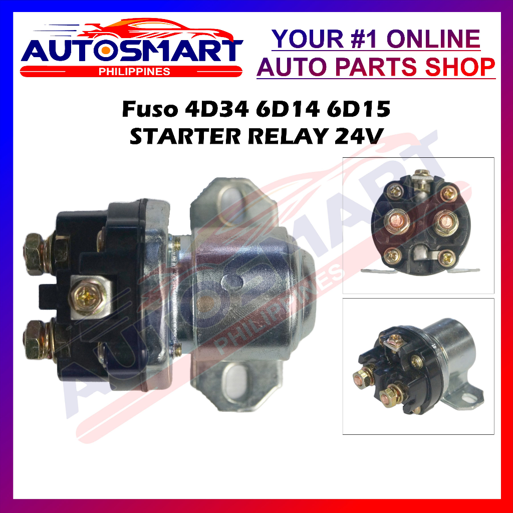 Fuso 4D34 6D14 6D15 STARTER RELAY 24V | Shopee Philippines