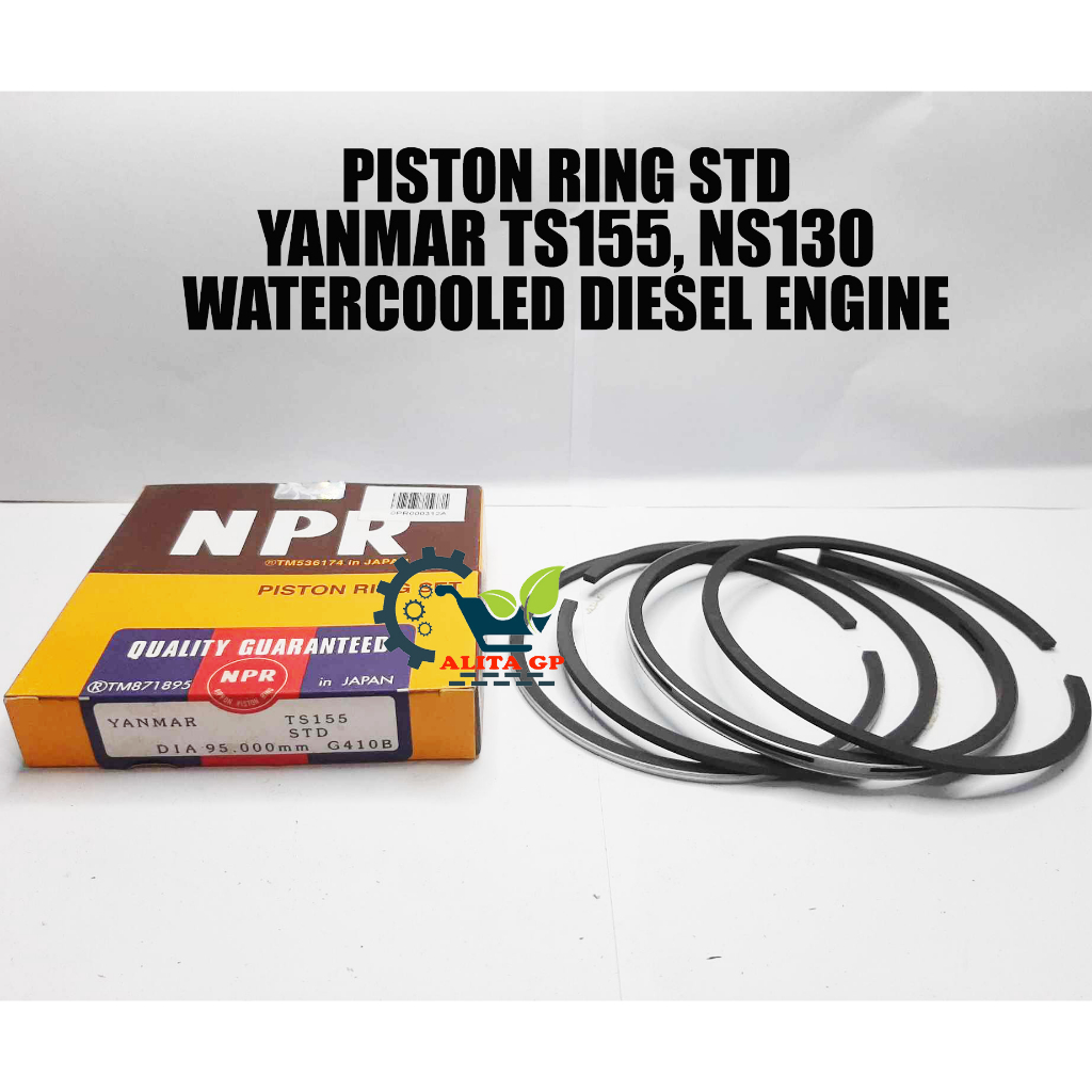 Piston Ring STD Yanmar TS155 NS130 Water Cooled Diesel Engine | Shopee Philippines