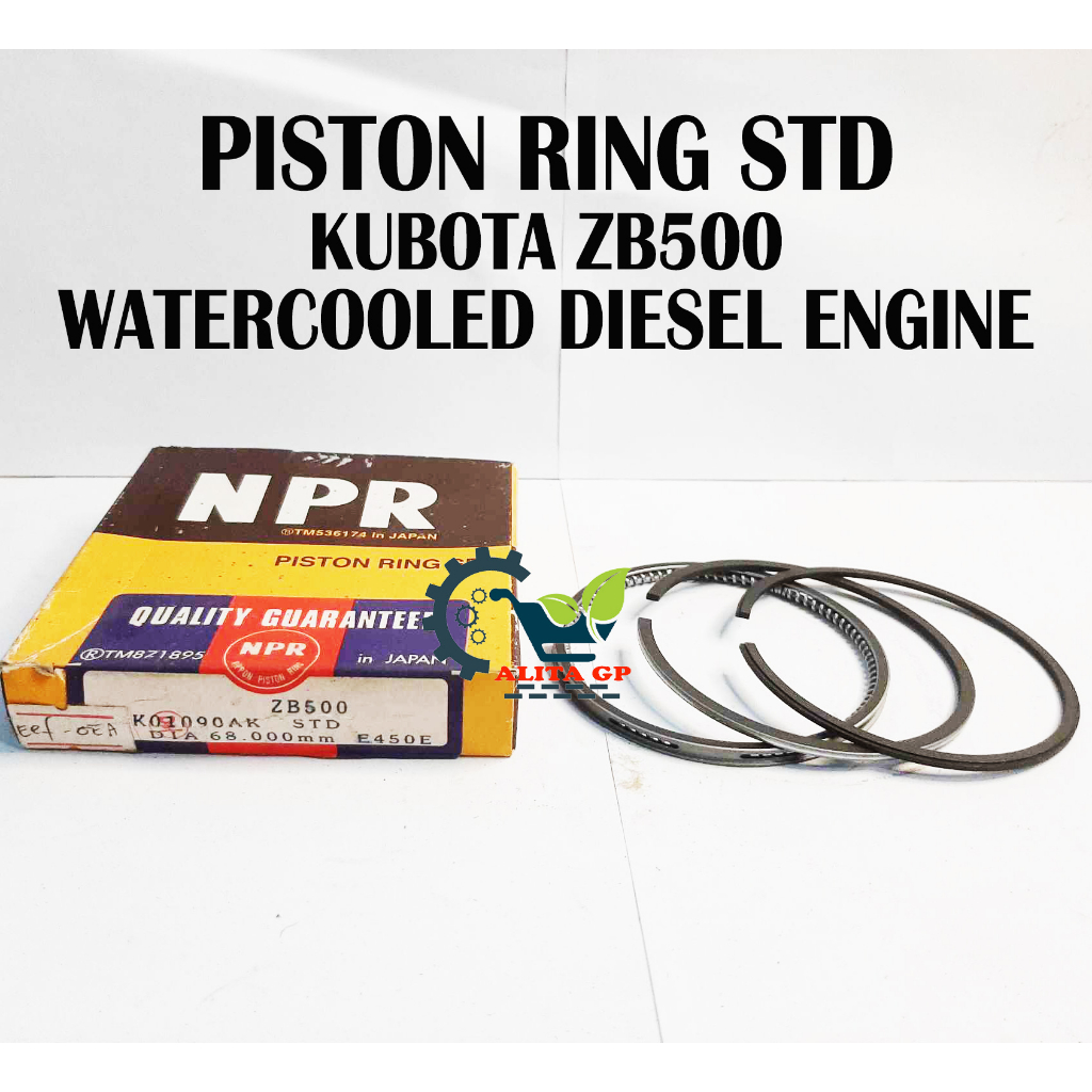 Piston Ring STD Kubota ZB500 ZB600 Water Cooled Diesel Engine | Shopee ...