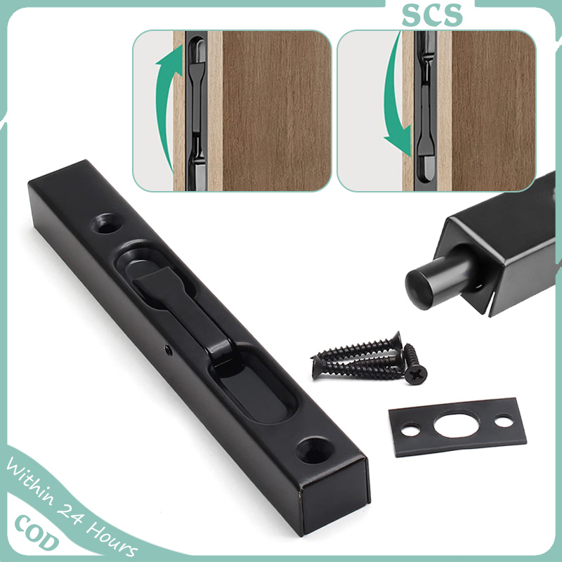 6 inch Concealed Sliding Bolt Lock Stainless Steel Security Door Lock ...