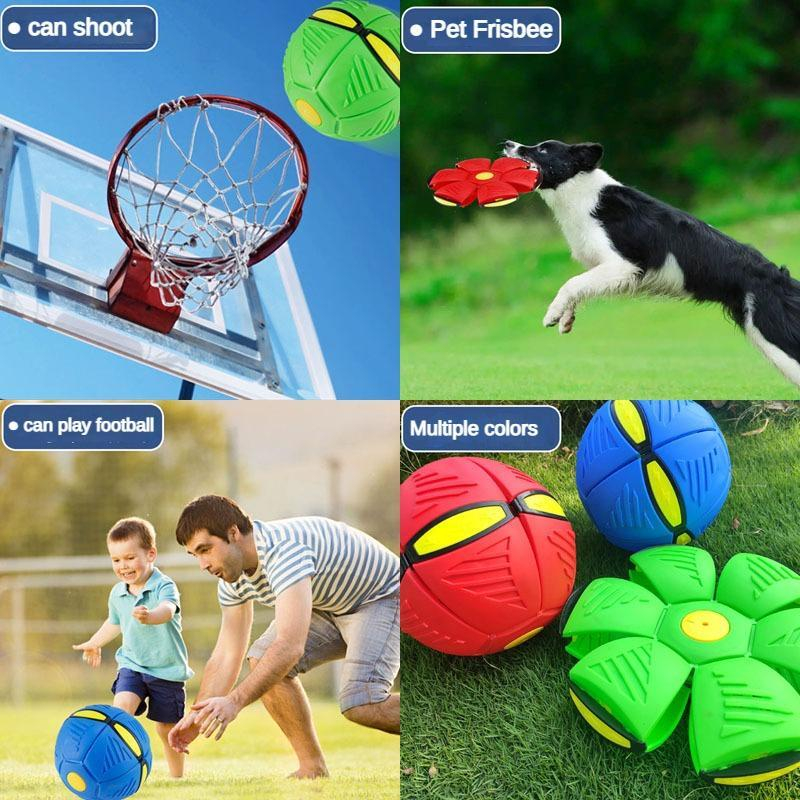 Magic Flying Saucer Ball UFO Throw Disc Ball Toy Outdoor Kid's Sports ...