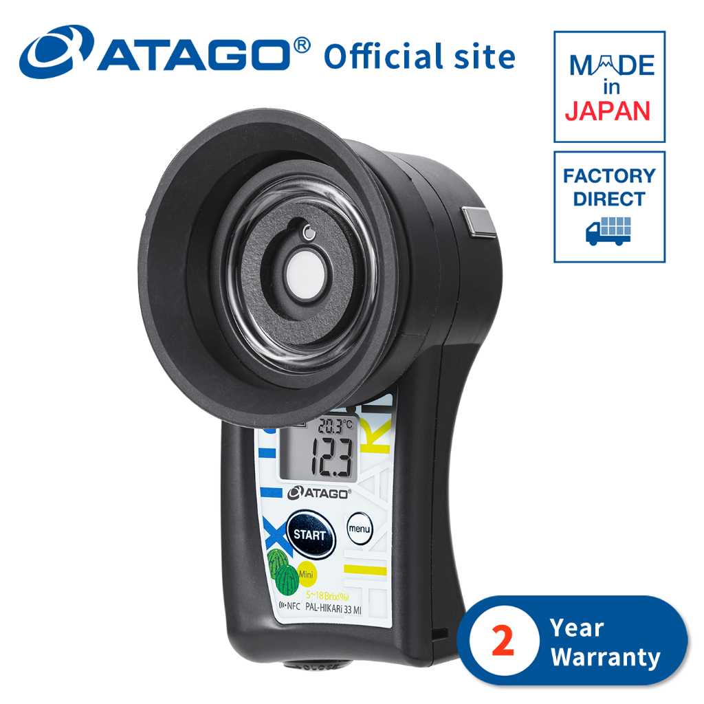 ATAGO Non-destructive IR Brix Meter for mini watermelon PAL-HIKARi 33 ...
