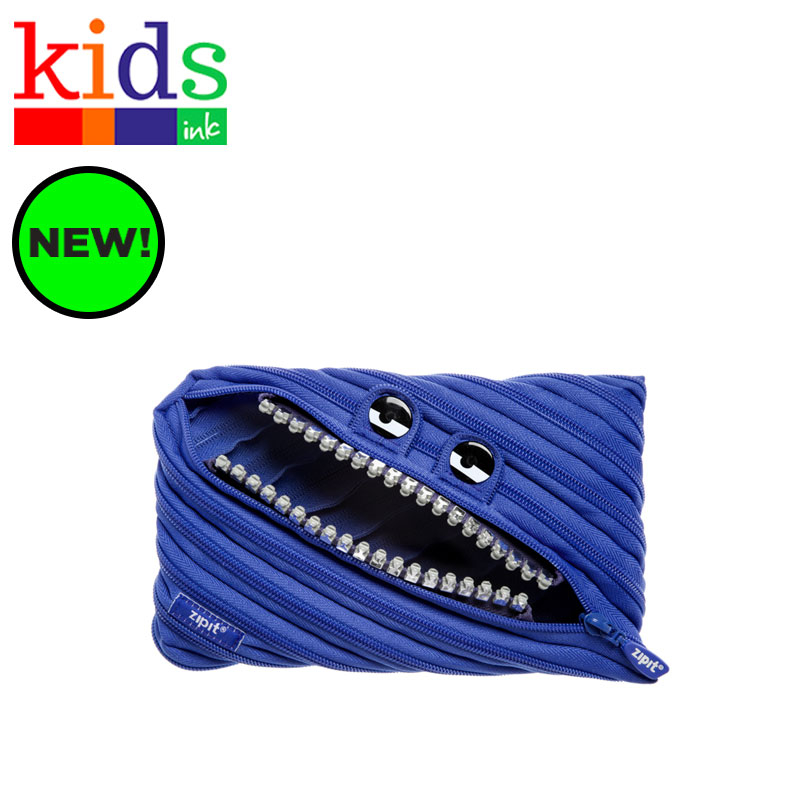 Zipit Grillz Monster Jumbo Pouch Blue - Kids Ink | Shopee Philippines