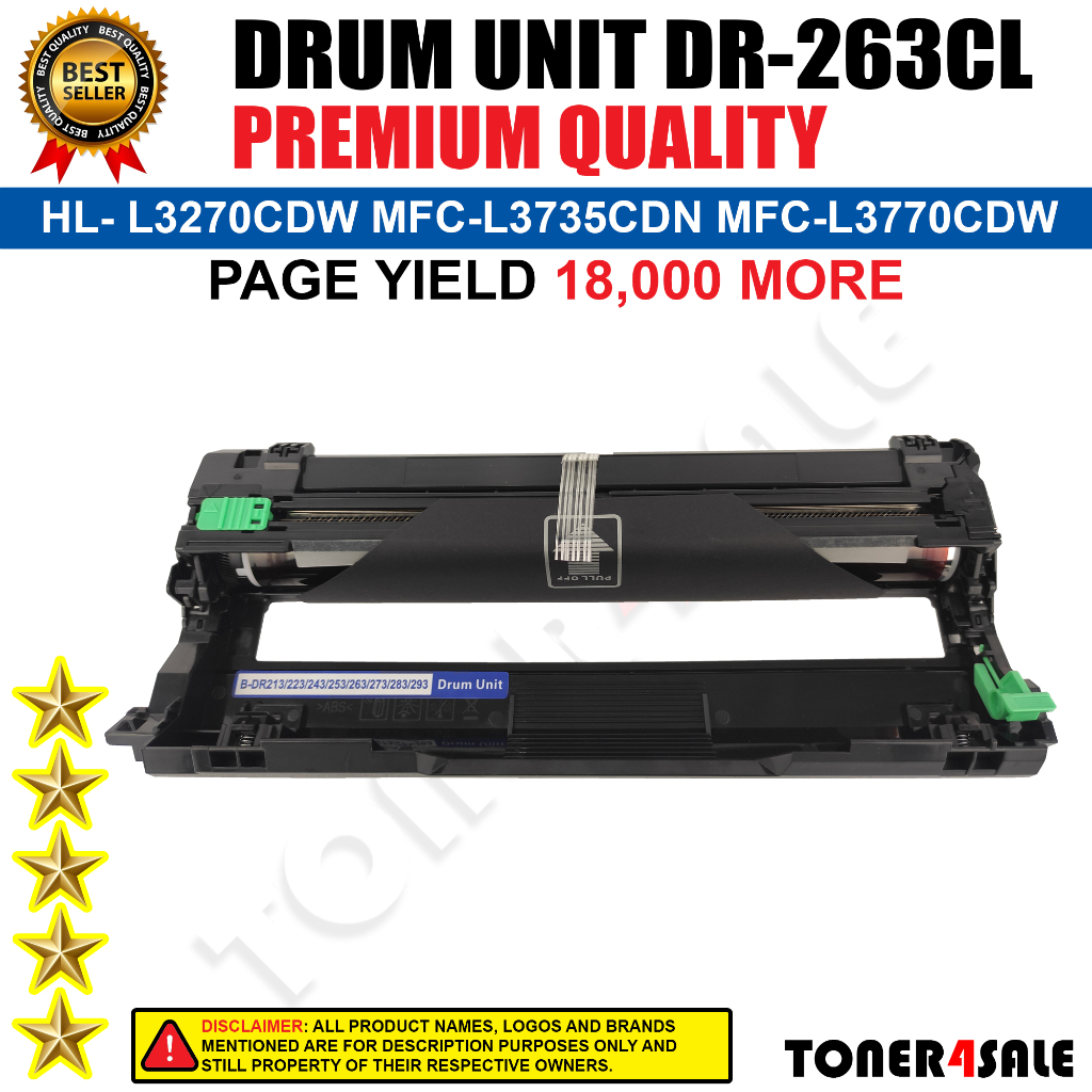 Drum Unit DR 263CL 263 CL Compatible for Bro HL L3270 MFC L3735 L3770 ...