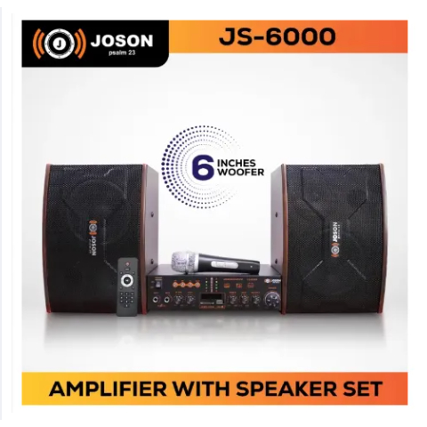 Original Joson Karaoke JS-6000 Professional Audio Speaker Amplifier /1 ...