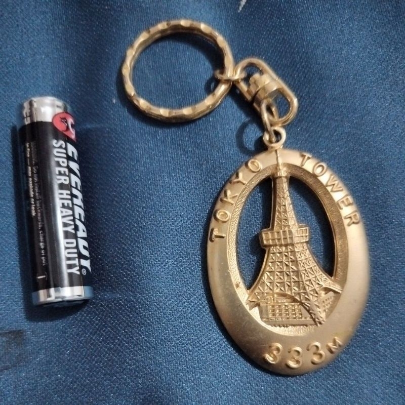 Vintage Japanese Brass and Metal, Rubber, Acrylic Collectible Keychains ...