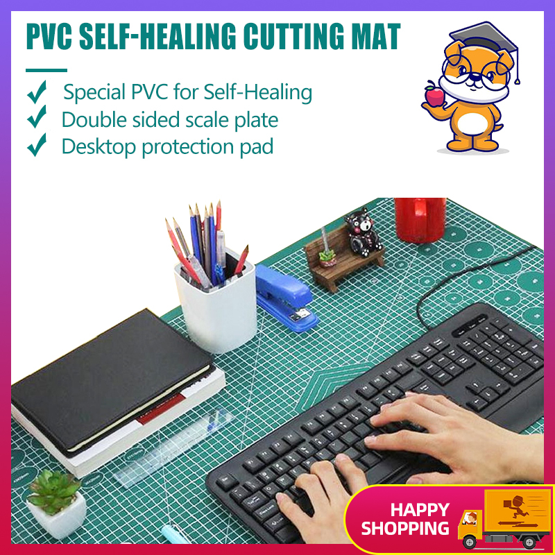 PVC Cutting Mat A2 & A1 Self Healing Cutting Pad Double-sided DIY Tool ...