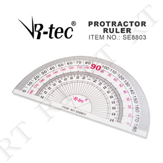 Clear 180 Degree Protractor Angle Measurement Rulers School Supplies ...