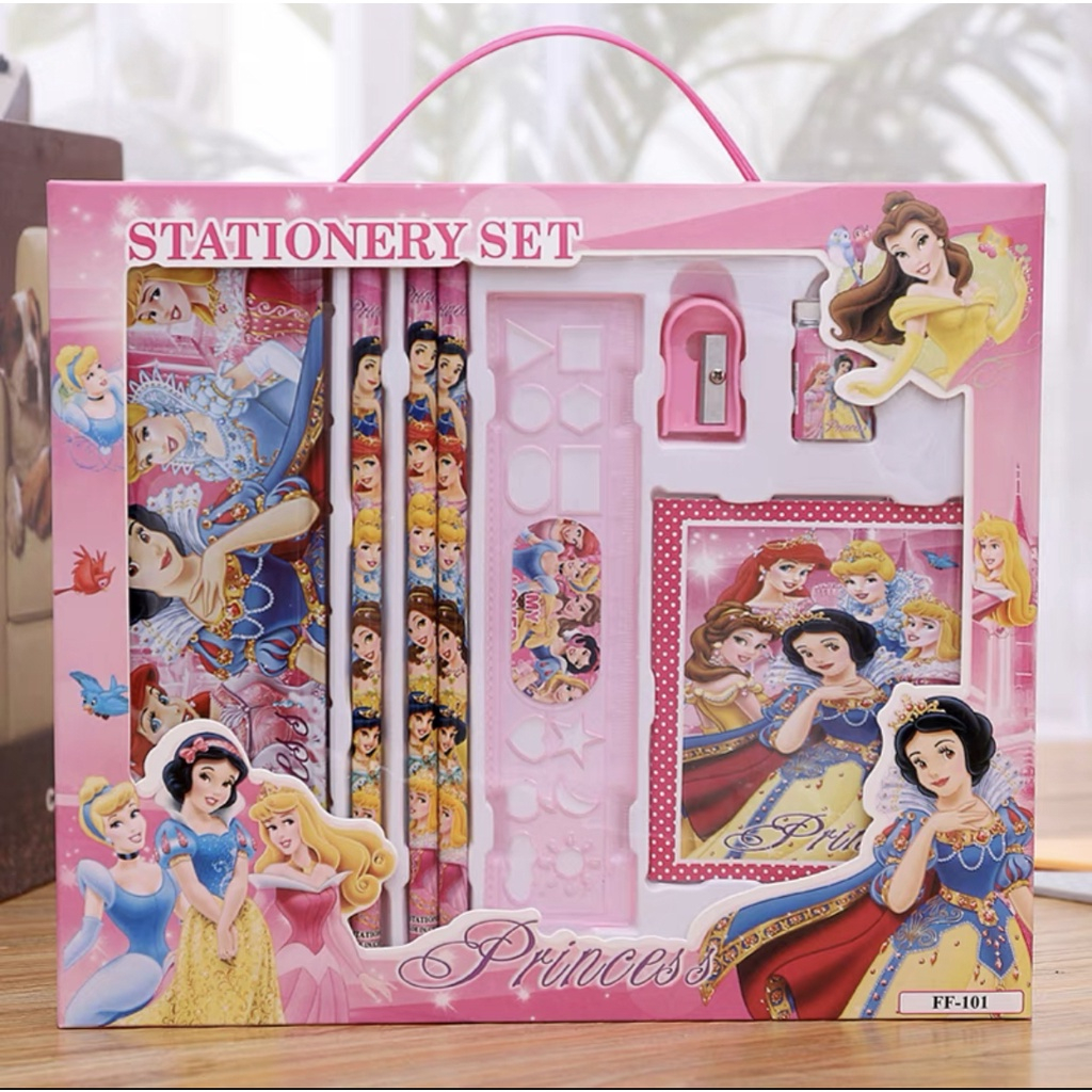 8-in-1 School Stationery Organizer Student Kawaii Pencil Case Sharpener ...