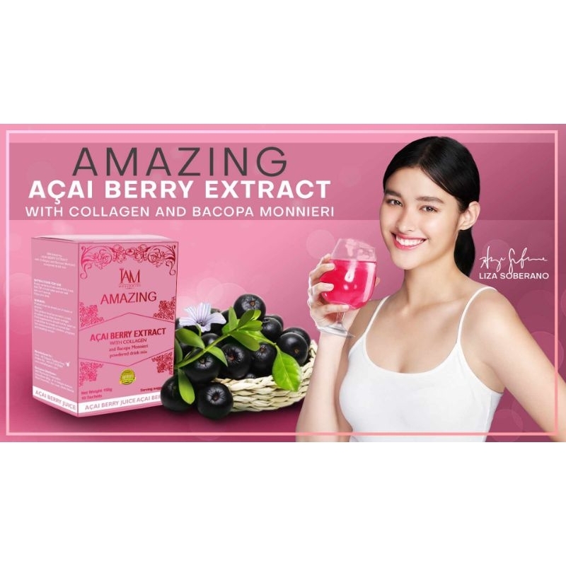 I AM AMAZING BARLEY #ACAI BERRY EXTRACT WITH COLLAGEN AND BACOPA ...